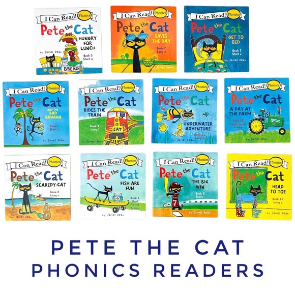 Scholastic | Other | 5 For 25 1 Pete The Cat Phonics Readers For Early ...